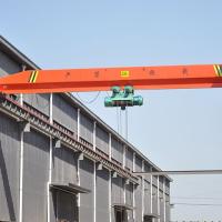China 12T Single Girder Overhead Travelling Crane Electric Wire Rope Hoist MD Double Speed for sale