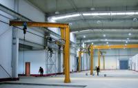 China Chain Hoist 1-10 Ton Floor Mounted Jib Crane Motor Rotation for sale