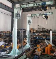 China Lifting Height 5-20m Pillar Mounted Jib Crane Remote Controller for sale