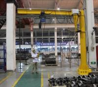 China Medium Speed 3 Ton Portable Jib Crane With Pendent Control for sale