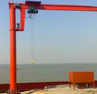 China Luffing 270° Pillar Mounted Jib Crane Span 4.5m~6m for sale