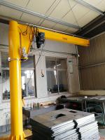 China Small 4.5t Jib Boom Crane European Type For Machining Workshop for sale