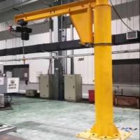 China High Safety 3 Ton Pillar Mounted Jib Crane Insulation Class F ISO Certificate for sale