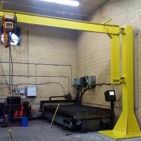 China Q235B Carbon Structural Steel 1 Ton Jib Crane 180° Rotating Energy Saving for sale