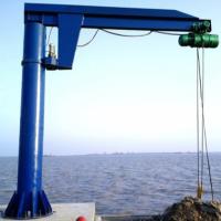 China Q235B Carbon Structural Steel 1 Ton Jib Crane 180° Rotating Energy Saving for sale