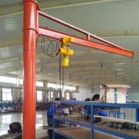 China Galvanized Coating 7T Pillar Mounted Jib Crane With Anti Collision System for sale