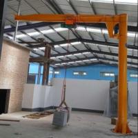 China Galvanized Coating 7T Pillar Mounted Jib Crane With Anti Collision System for sale