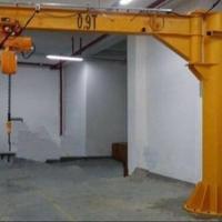 China 8 Ton Pillar Mounted Jib Crane Working Class A3 270° Rotating With Chain Hoist for sale