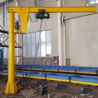 China 12T High Safety Pillar Jib Crane Lifting Speed 6.6m/Min Arm Length 4m for sale
