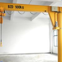 China 7.5 Ton Pillar Mounted Jib Crane Anti Collision System BZD Type Cantilever Crane for sale