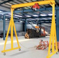 China Lightweight 5 Ton Portable Gantry Crane Electric Chain Hoist for sale
