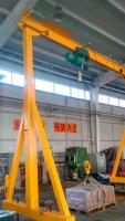 China A Frame Small Portable Gantry Crane 3.2 Ton Rail Operation for sale