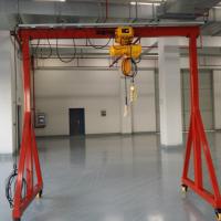 China 3.2 Ton Electric Wheel Portable Gantry Crane Convenient Installation for sale