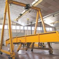 China 3.2 Ton Electric Wheel Portable Gantry Crane Convenient Installation for sale