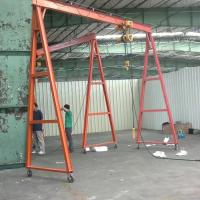 China 6.5T Max Width 10m Warehouse Gantry Crane Simple Design Detachable Moving Freely for sale