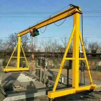 China 1 Ton Small Portable Gantry Crane Universal Wheels Smooth Starting And Stopping for sale