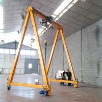 China A Frame Lifting Portable Gantry Crane 3.5 Ton Fixed Height With Electric Hoist for sale
