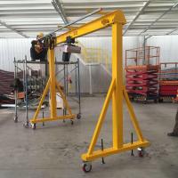 China A Frame Lifting Portable Gantry Crane 3.5 Ton Fixed Height With Electric Hoist for sale