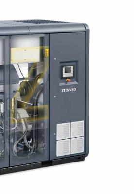 China ZT18-55VSD Oil Free Atlas Screw Air Compressor Air Cooling 50~60Hz 10.5m3/min for sale
