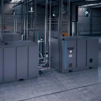 China ZD Easy To Install And Oil Free Atlas Screw Air Compressor For Various Pressure Ratios for sale