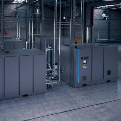 China ZD Easy To Install And Oil Free Atlas Screw Air Compressor For Various Pressure Ratios for sale