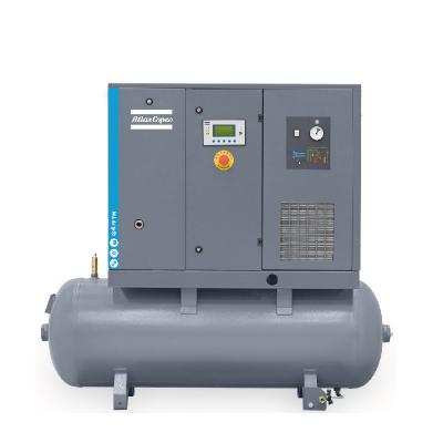 China Industrial Oil Lubricated Aluminum Alloy Rotary Screw Air Compressor G4 for sale