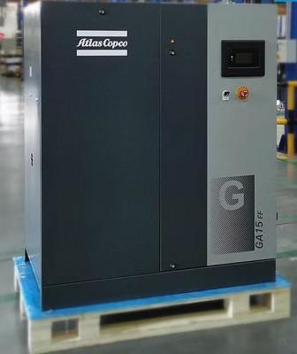 China Atlas GA Series GA15 Pressure Piston Air Compressors 1.67-2.7 M³/min Built in Air Dryer for sale