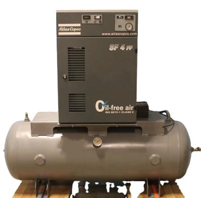 China 3.7KW/5HP 0 Ppm Oil Free Direct Drive Screw Air Compressor SF4 for sale