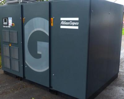 China Atlas GA Series GA132VSD High-Performance Air Compressors for Industrial Applications for sale