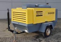 China Black Rated Working Pressure 7 Bar Portable Compressor XAS186C with Exhaust Valve 1x3/4 for sale