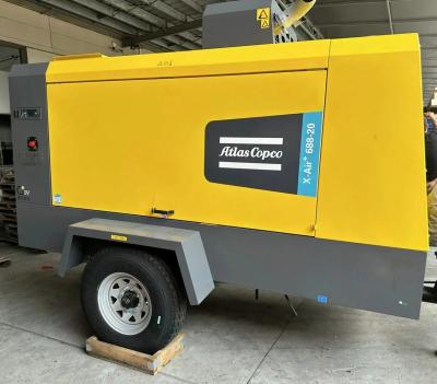 China X-AIR+ 688-20 Engine Model B6.7CS4 Portable Compressor in Yellow for On-the-Go Performance for sale