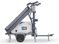 China HiLight MS5 Electric Light Tower with Shipping Dimension of 2.29 X 1.12 X 2.68 M and 4 X 150 Watt for sale