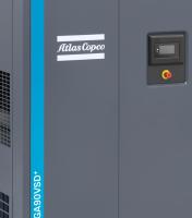 China 110kw Atlas Screw Air Compressor VSD Plus GA110VSD+ Aluminum Alloy Material for sale