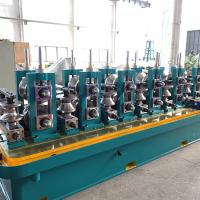 China automatic galvanized carbon steel pipe production line making machinery erw tube mill line for sale