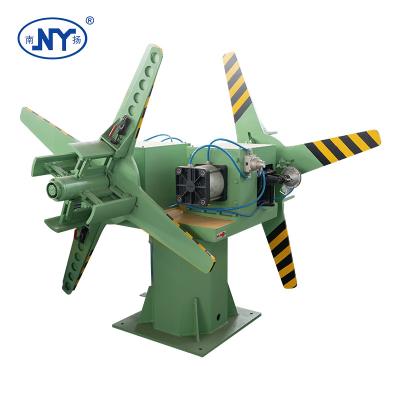 China Nanyang Uncoiler Erw Galvanized Round Steel Pipe Double Arm Uncoiler Making Machine for sale