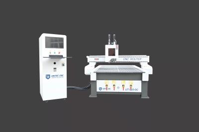 China 2.2kw 1325 Sign Making CNC Router T Slot With Knife Cutting System for sale