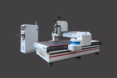 China 1326 Carrousel ATC CNC Router Machine with Oscillating Knife and CCD camera for sale