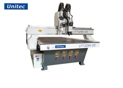 China Rubber Plastic 1325 1400X2500mm Oscillating Sign Making CNC Router for sale