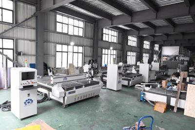 China Multifunctional DSP Controller Sign Making ATC CNC Router Oscillating Knife With CCD for sale