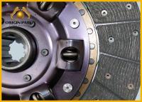 China ISUZU Clutch Disc 350*10 1312406710 For FTR 6BG1 6HE1 Purple Splined Hub 5.25 KG for sale