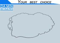 China Oil Cooler Gasket ISUZU Engine Parts 0.041 KG For CXZ 6WF1 1112192050 for sale