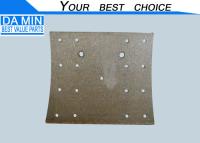 China ISUZU CYZ Brake Lining 1471260930 Camber Brake Pad 17 Rivet Holes 2 Sensor Holes for sale