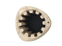 China Copper Triangular Spline Sleeve 3115357000 Is Suitable For COP3060 Rock Drill for sale