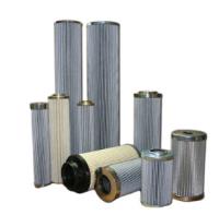 China Fiberglass Hydraulic Oil Filter Element with Galvanized End Caps 10 Micron for sale