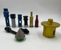 China Diameter 6mm-70mm With Length 68mm Wet Use Diamond Segmented Drill Bits M14 5/8''-11 For Concrete Natural Stone Tile for sale