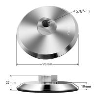 China 50mm 80mm 100mm 125mm 150mm 180mm Aluminum Base Polishing Pads Backer Pads For Electric Angle Grinders Air Polishers for sale