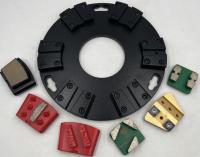 China 270mm Husqvarna Conversion Plate With Six Multi-function EZ-Change & Redi-Lock Slots To Be Able To Use HTC and Husqvarna Floor Grinding Diamond Tools for sale
