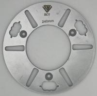 China Diamatic BMG 780 Walk Behind Planetary Floor Grinders 240mm Bolt On Conversion Plate W/ Six Redi Lock Slots for sale