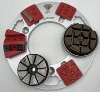China Diamatic BMG 780 Walk Behind Planetary Floor Grinders 240mm Bolt On Conversion Plate W/ Six Redi Lock Slots for sale