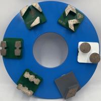 China Klindex Superconcrete Walk Behind Planetary Floor Grinders 240mm Conversion Plate W/ Six Redi Lock Slots for sale